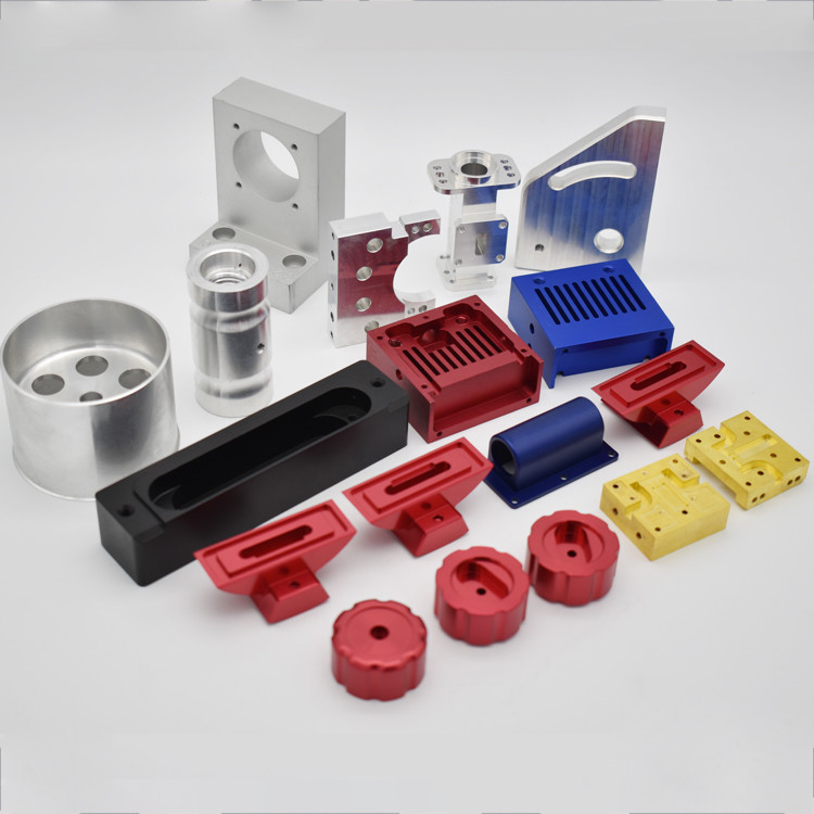 Custom Multiple Colour Precision 6061 6063 Aluminum Parts Anodized
